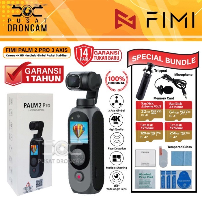 Jual Fi Palm 2 Pro 3 Axis Fpv Cmos Sensor Gimbal Poet Camera Stabilizer ...