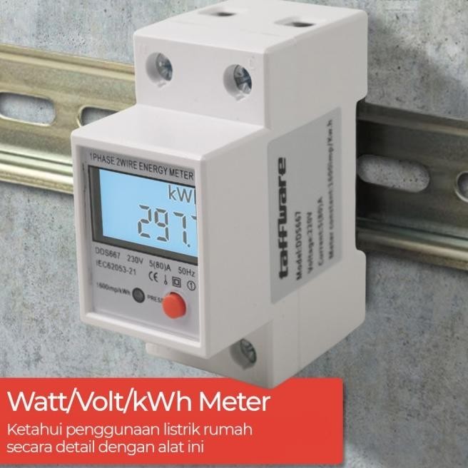 Jual KWH meter digital 80A 220V Alat Pengukur Daya Listrik smart power Berkualitas bagus ...