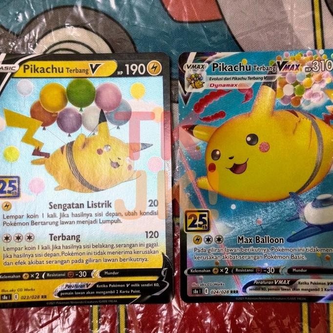 Jual Pokemon Game Kartu Koleksi Pikachu Terbang V VMAX - Pedang & Perisai | Shopee Indonesia