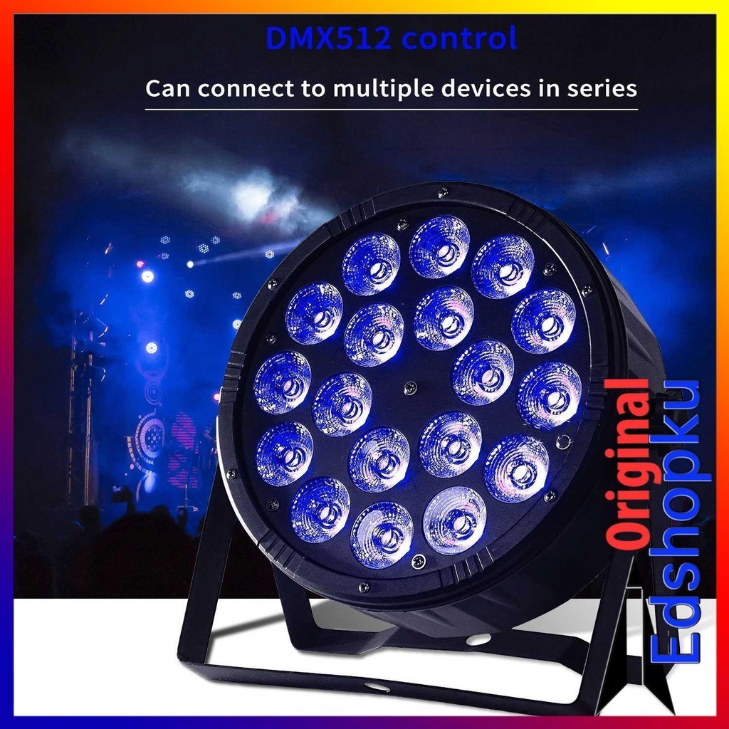 Jual Lampu Stage Pentas Hiburan Panggung LED Wash Light Control DMX512 ...