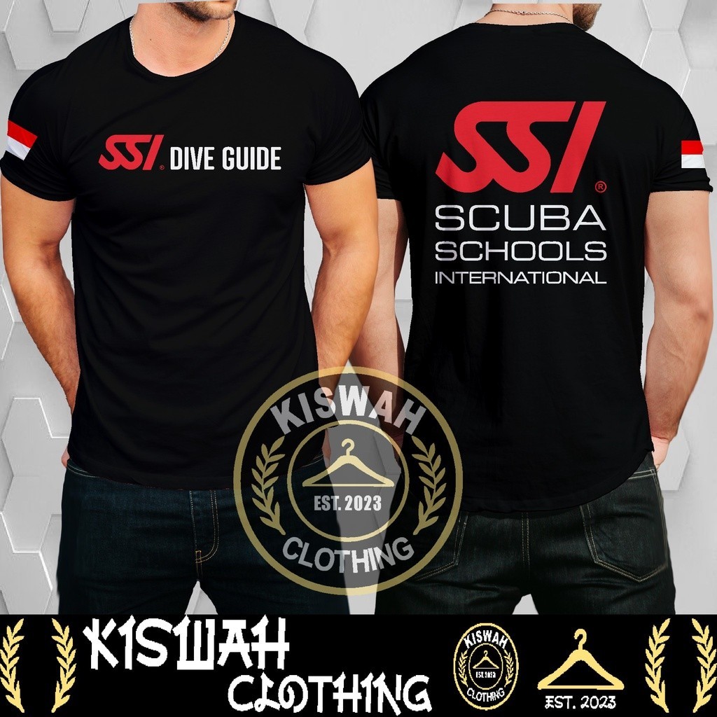 Jual Kaos Tshirt Diver Dive Guide SSI Scuba School International Baju ...