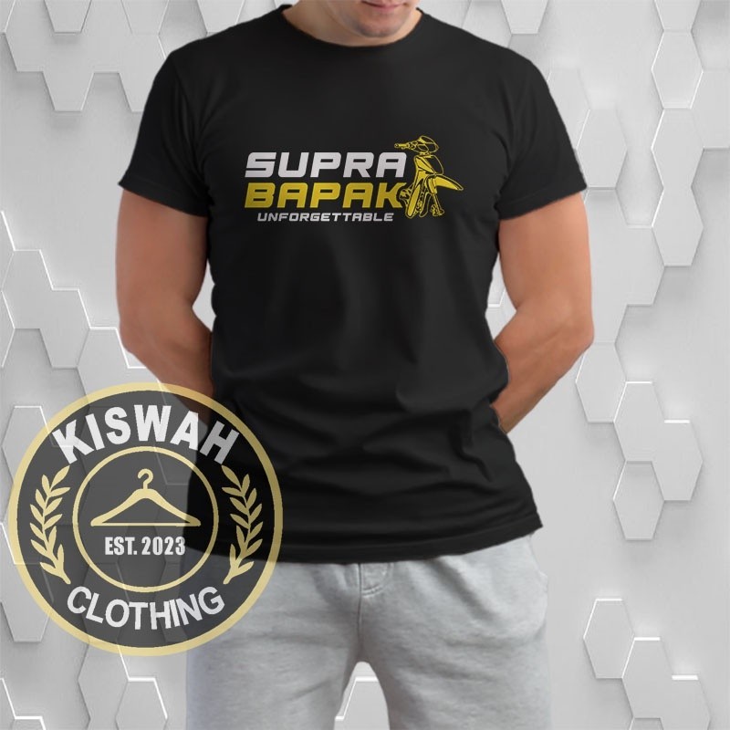 Jual Kaos Tshirt Supra Bapak Unforgettable Baju Distro | Shopee Indonesia