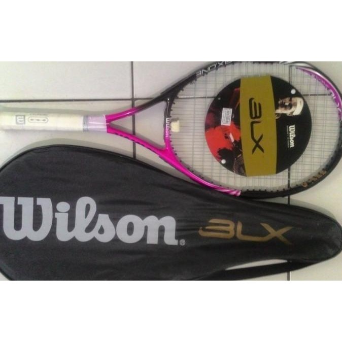 Jual raket tenis wilson blx + senar (free tas+GRIP) | Shopee Indonesia