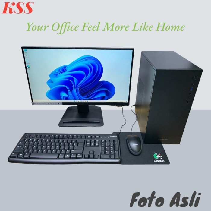 Jual [Baru] PC Rakitan / Komputer Core i7 + SSD + Monitor Cocok Buat Kantor | Shopee Indonesia