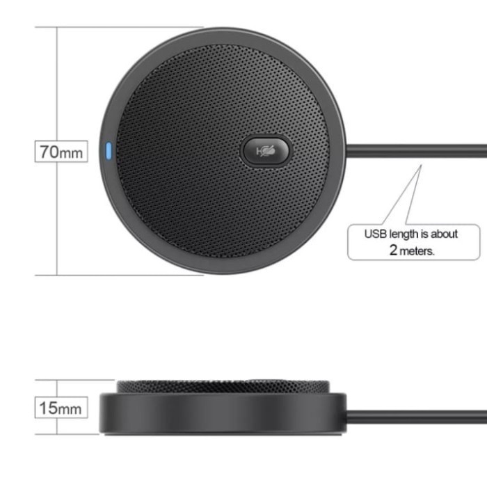 Jual Mic Omnidirectional Mikrofon Kondensor Usb Untuk Zoom Meeting ...