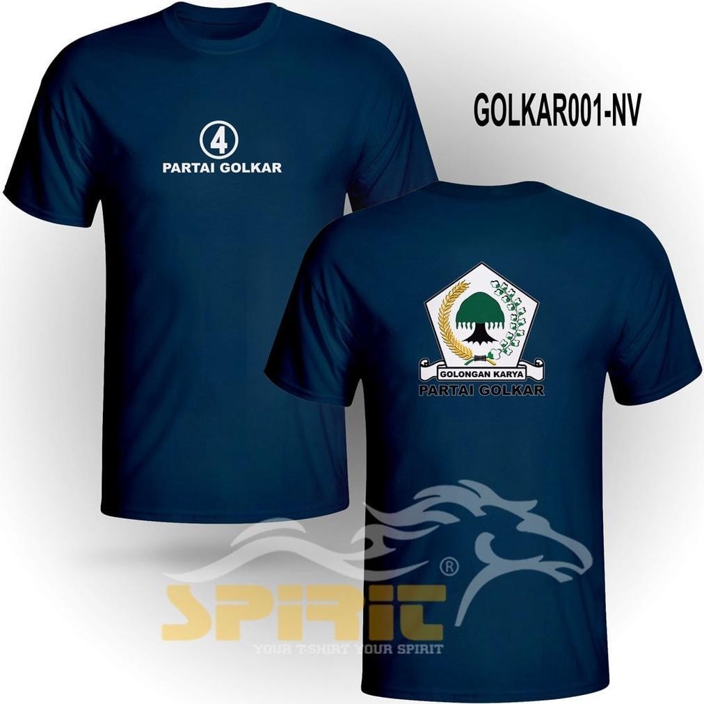 Jual PRODUK BARU KAOS PARTAI GOLKAR BAJU PARTAI GOLONGAN KARYA ALL SIZE ...