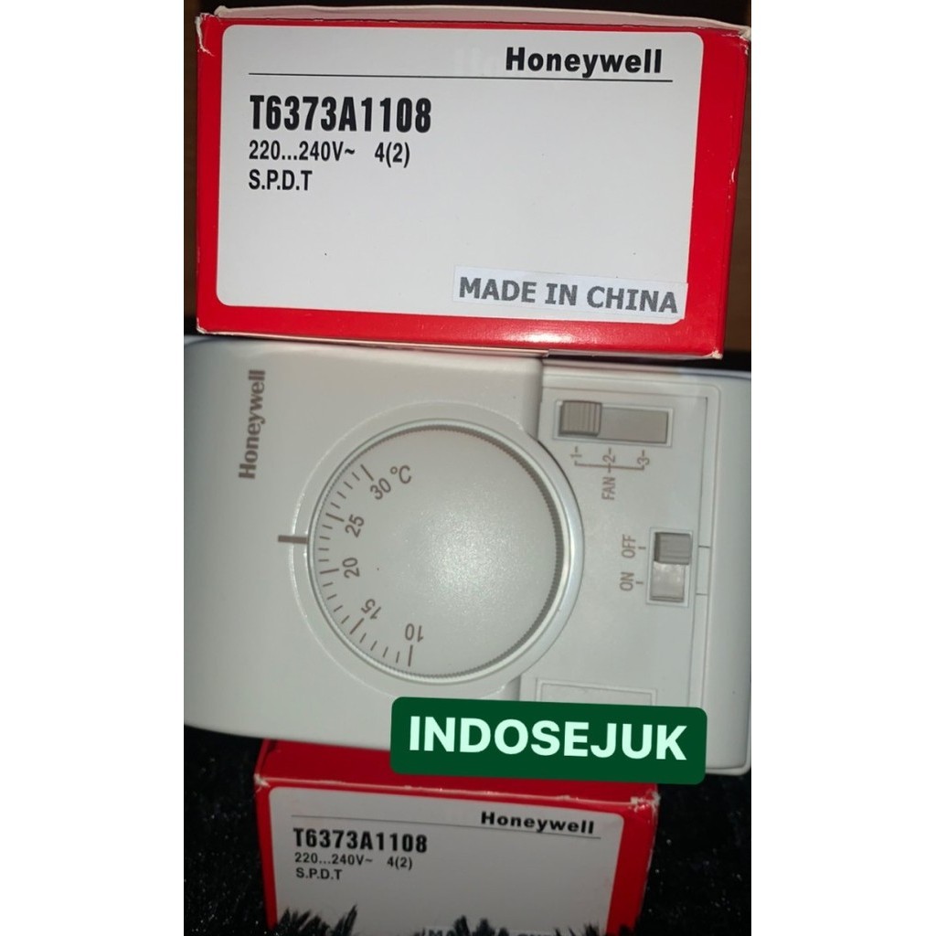 Jual THERMOSTAT HONEYWELL T6373A1108 THERMOSTAT AC HONEYWELL T6373 ...