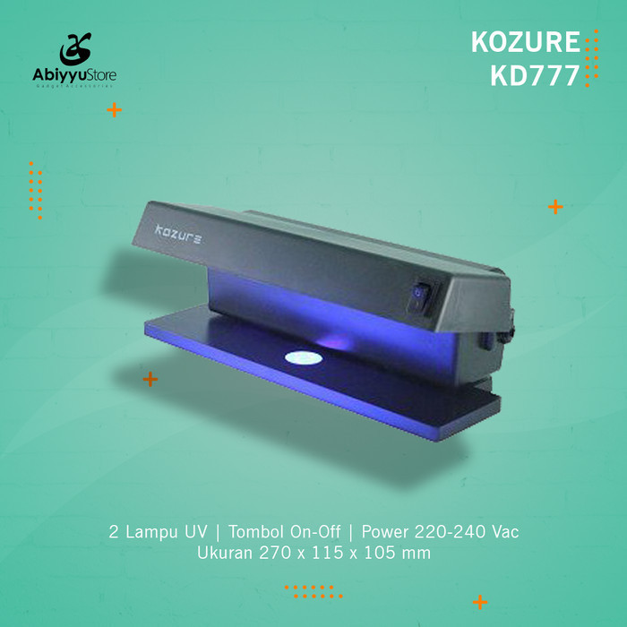 Jual NEW Alat Deteksi Uang Palsu Lampu UV / Money Detector Kozure KD-777 | Shopee Indonesia