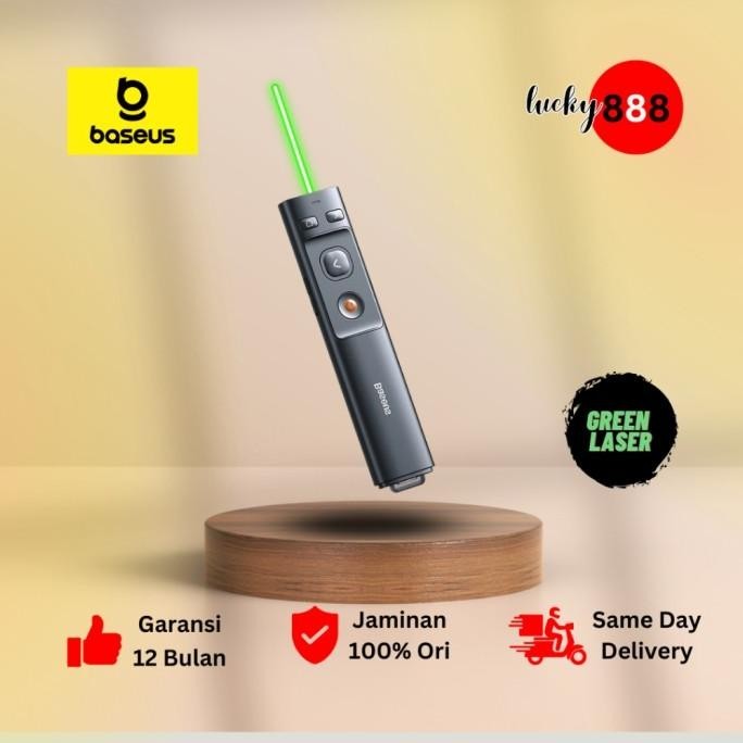 Jual New - Baseus Laser Pointer Wireless Reda Green Presenter Pointer ...
