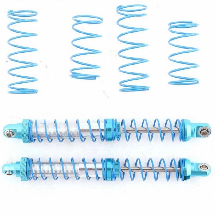 Jual Metal RC shock absorber dual spring 100 mm for RC adventure ...