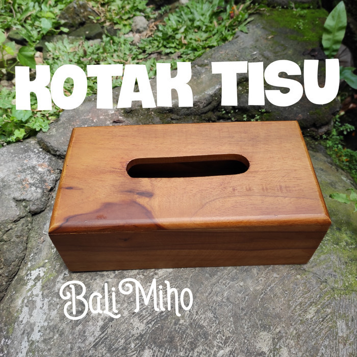 Jual KOTAK TISU KAYU/KOTAK TISU/TEMPAT TISU KAYU MAHAGONY/TISSUE ...
