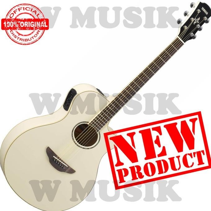 Jual Yamaha Gitar Akustik Elektrik Apx 600/ Apx600/ Apx-600 - Vintage White | Shopee Indonesia