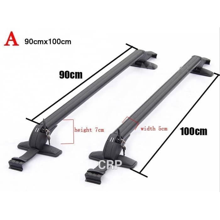 Jual Cross Bar/Sport Rack/Roof Rack/Sportrack/Crossbar Set (2Pcs ...