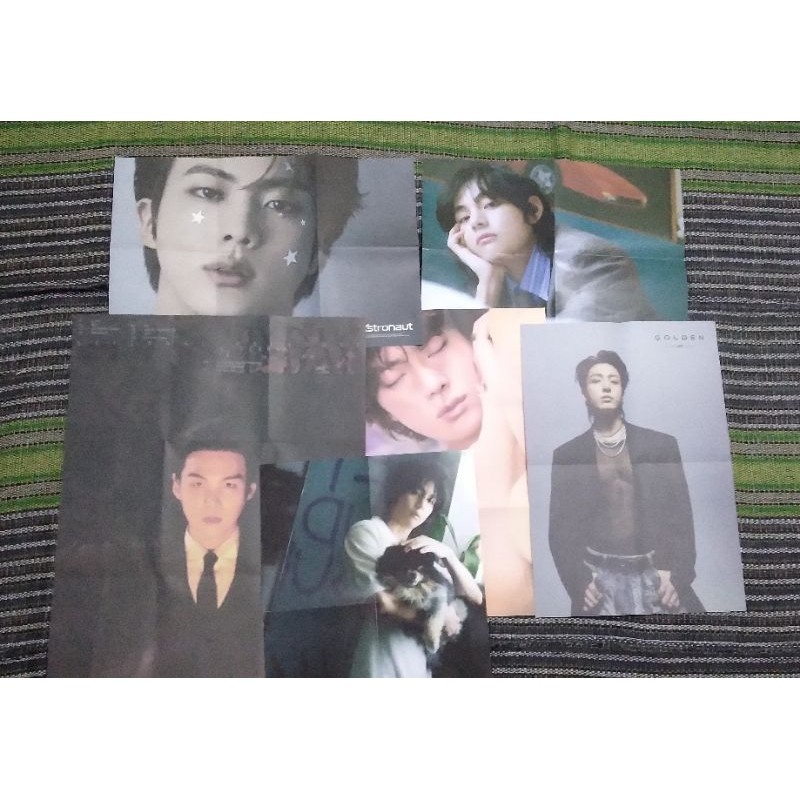 Jual [READY STOCK] BTS Poster GOLDEN Album Layover Official The ...