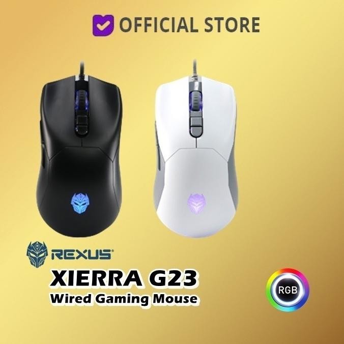 Jual Update - Rexus Xierra G23 RGB Wired Gaming Mouse Lightweight G 23 ...