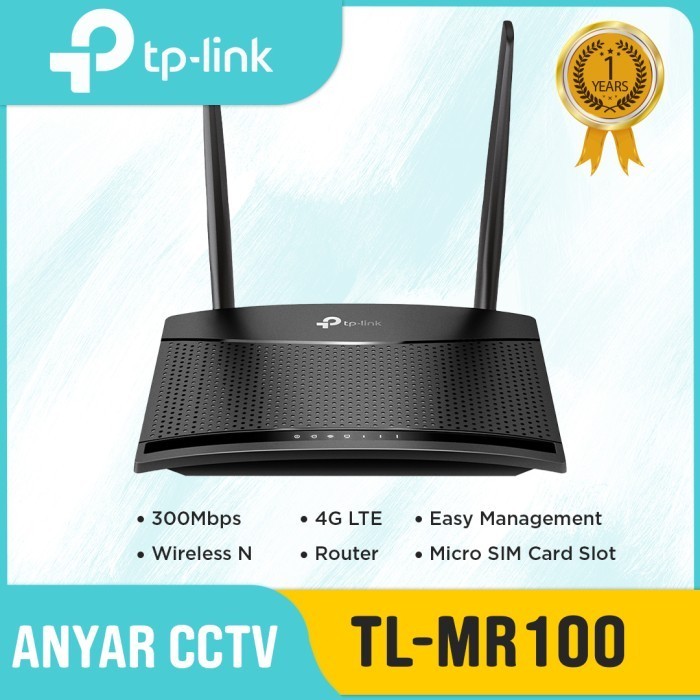 Jual Tp-link TL-MR100 4G LTE Router 300 Mbps Wireless N 4G Router MR100 ...