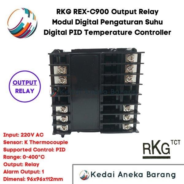 Jual PID Rex C900 Rex-C900 Temperatur Temperature Controller Thermostat Suhu Otomatis Output ...