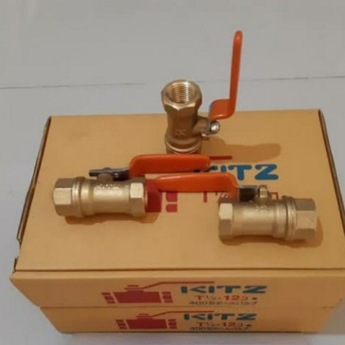 Jual Stop Kran Ball Valve Kitz Original 1" Inch Dn 25Mm Terlaris ...