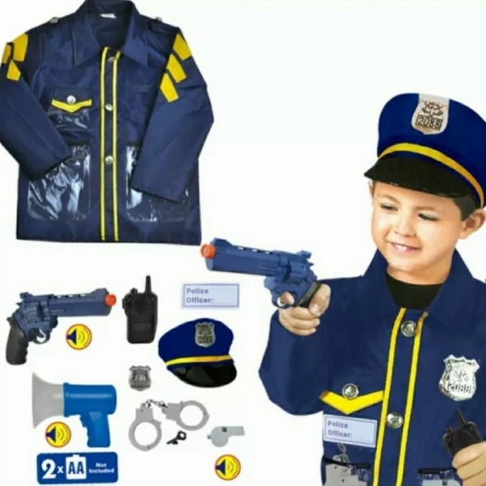 Jual Policeman Costume Polisi Cosplay Anak Balita Kostum Profesi ...