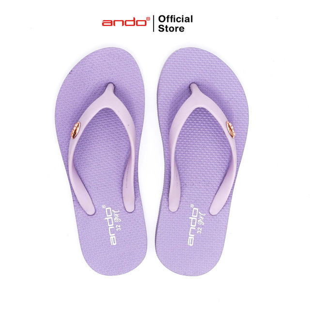 Jual Ando Official Sandal Jepit Diva Remaja - Misty Lilac | Shopee ...
