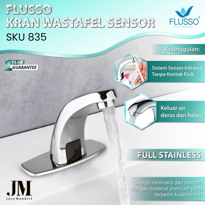 Jual BEST PRODUK Kran Wastafel Sensor Otomatis Kran Sink Tanpa Kontak ...