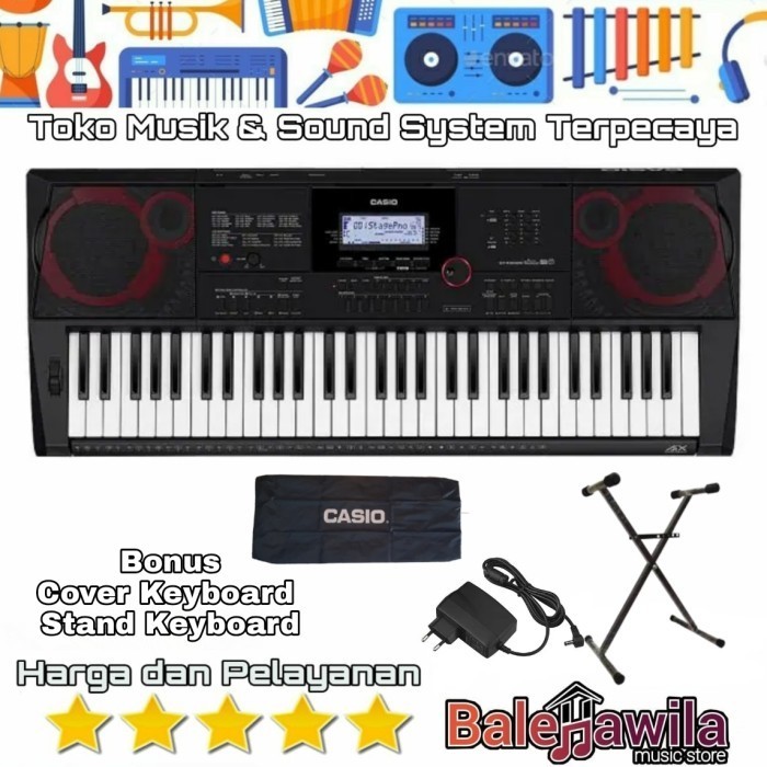 Jual NEW!!! Digital Keyboard CASIO CTX3000 CT X 3000 CTX 3000 Bonus ...