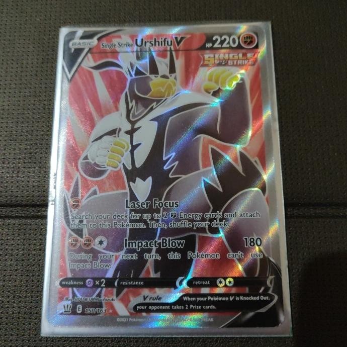 Jual Kartu Pokemon TCG EN SWSH Battle Styles Single Strike Urshifu V FA ...