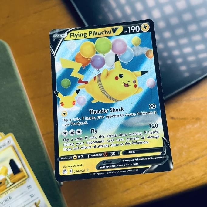 Jual Flying Pikachu V 25th Anniversary - Pokemon english TCG | Shopee ...
