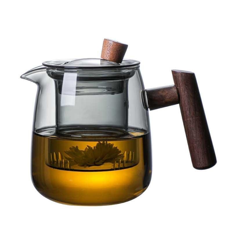 Jual Teko Teh Kaca Tahan Panas dengan Saringan Glass Teapot 480ml - HM4 | Shopee Indonesia