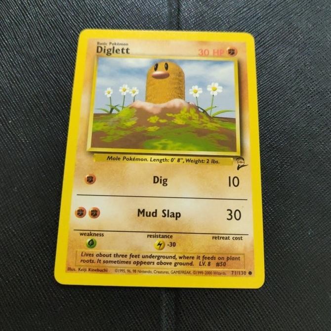 Jual Kartu Pokemon TCG EN WOTC Base Set 2 Diglett | Shopee Indonesia