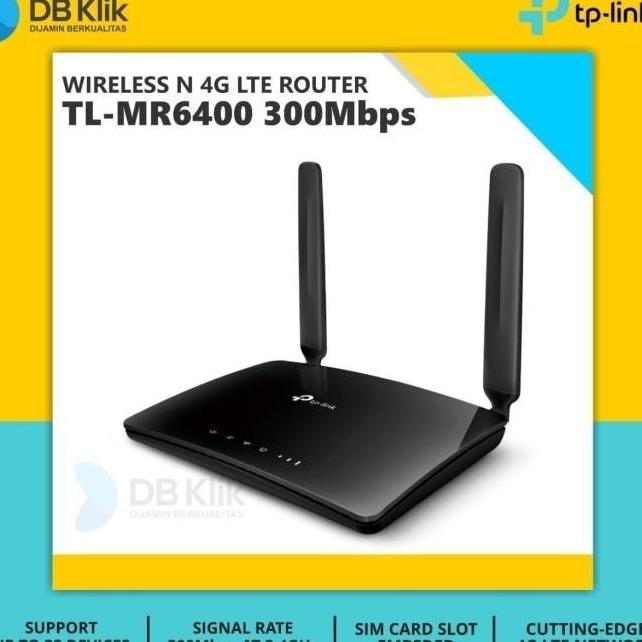 Jual Router Tp Link Tl-Mr6400 300Mbps Wireless N 4G Lte-Tplink Mr6400 ...