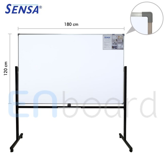 Jual Papan Tulis Whiteboard Standing Magnet Single Face Sensa 120 X 180 ...