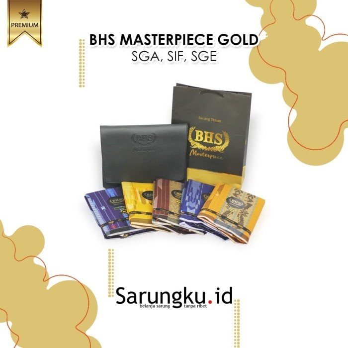 Jual Sarung Bhs Masterpiece Gold Sga, Sif, Sge | Shopee Indonesia