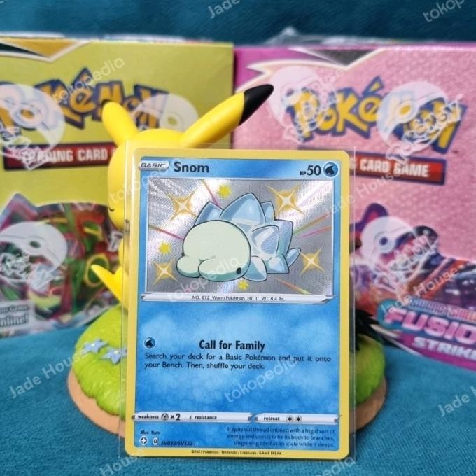 Jual Snom Shiny SV033/SV122 - Kartu Pokemon TCG English | Shopee Indonesia