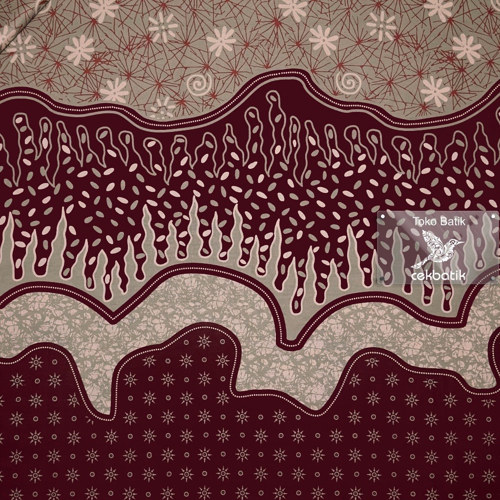 Jual kain batik - Kualitas Ekspor Motif Seling Batik Bunga Padi ...