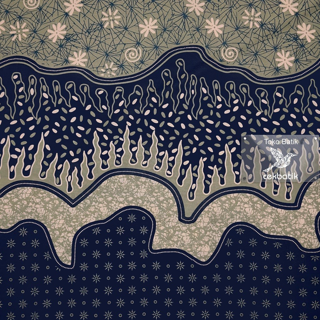 Jual kain batik - Kualitas Ekspor Motif Seling Batik Bunga Padi ...