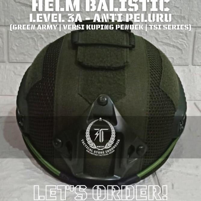 Jual Helm Tactical Hijau Anti Peluru / Baja / Balistic + Cover Helm ...