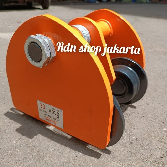 Jual PLAIN TROLLEY KAPASITAS 1 TON TROLI HOIST TAKEL NAGASAKI JAPAN ...