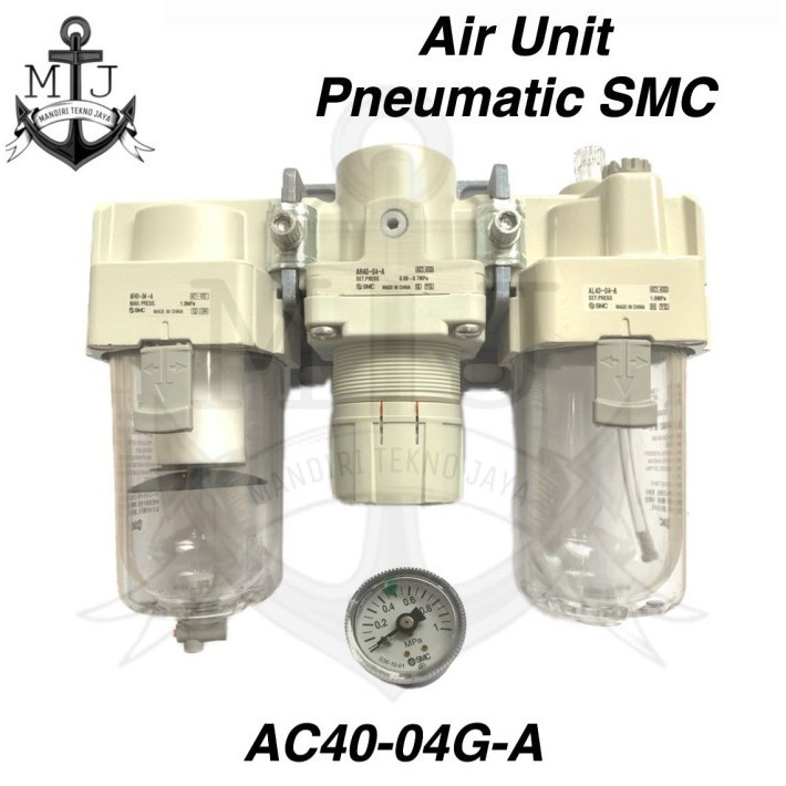 Jual Air Filter Regulator Lutor Smc Ac40-04G 1/2"+ Gauge | Shopee Indonesia