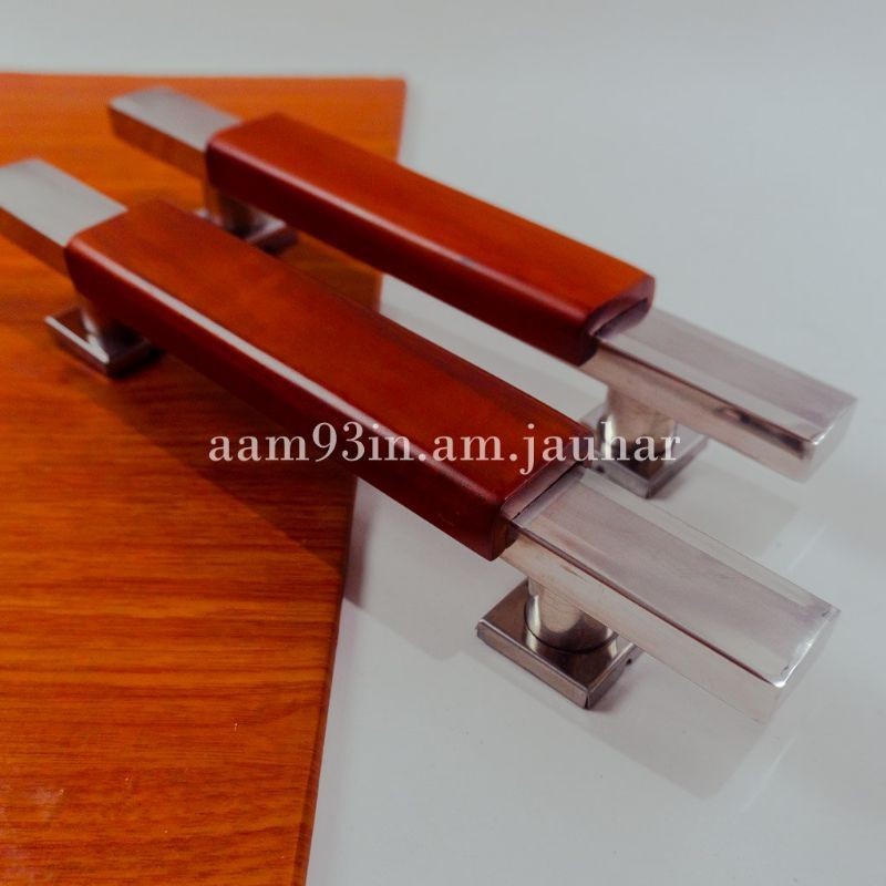 Jual Handle pintu Full kayu Asli tarikan natural gagang rumah 33 cm ...