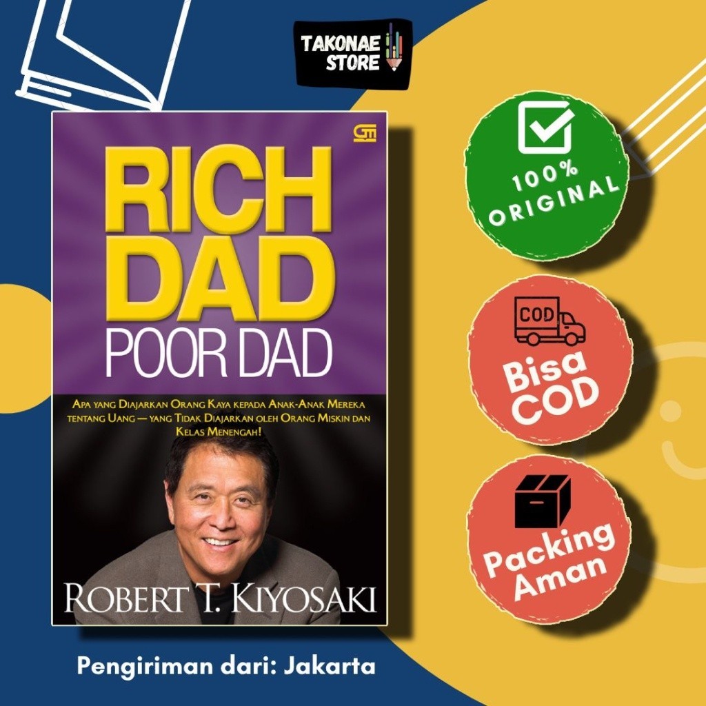 Jual Rich Dad Poor Dad - Robert Kiyosaki | Shopee Indonesia