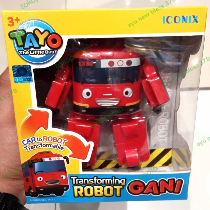 Jual PROMO!!! TAYO, THE LITTLE BUS TRANSFORMING ROBOT GANI TAYO BUS ...