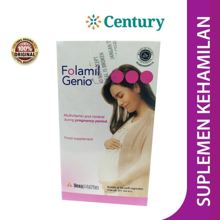 Jual Folamil Genio 30 Kapsul/Suplemen/DHA/Multivitamin | Shopee Indonesia