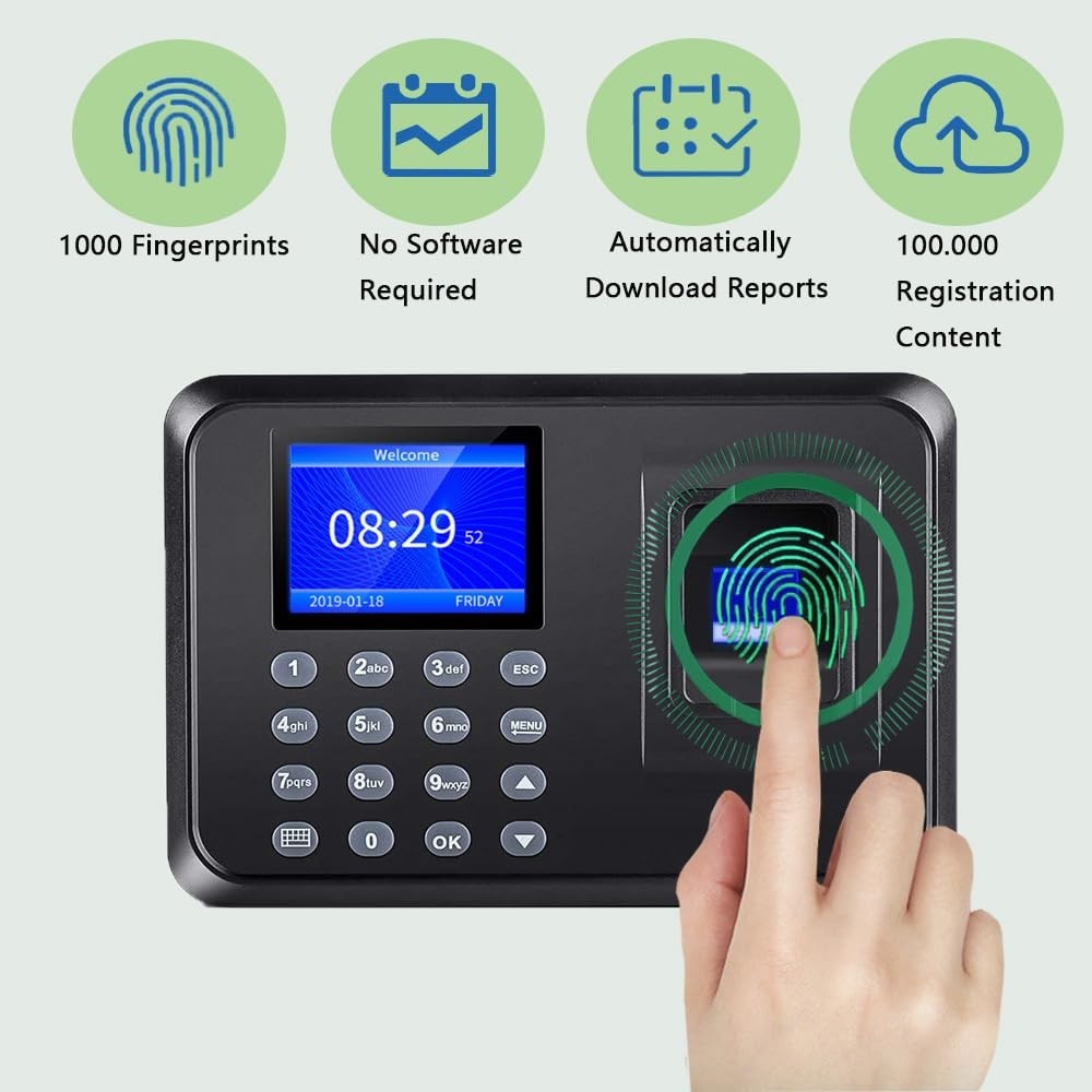 Jual Absence Machines mesin absensi Fingerprint Bahasa Indonesia Mesin ...