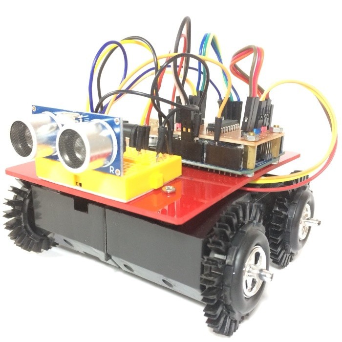 Jual New!! Robot Mobile Avoidance Arduino Ultrasonic Sensor Fullset ...