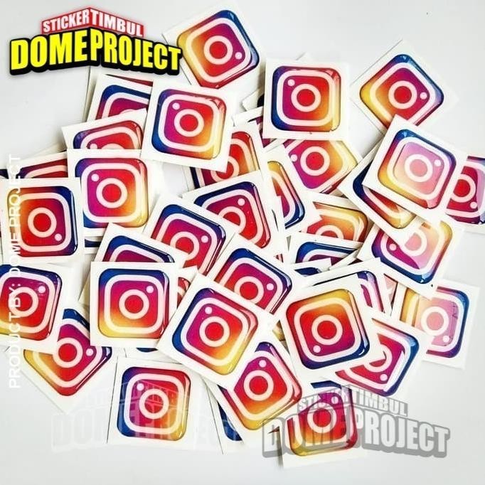 Jual INSTAGRAM ICON Emblem Stiker Resin Aksesoris Casing PC dan laptop ...