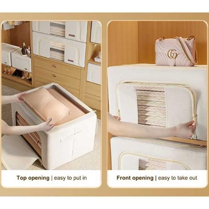 Jual Box Pakaian Serbaguna Container Kotak Organizer Tempat Baju Dual ...