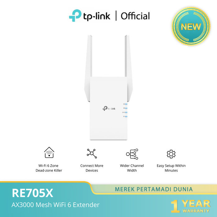 Jual TP -link RE705X AX3000 Mesh WiFi 6 Extender | Shopee Indonesia