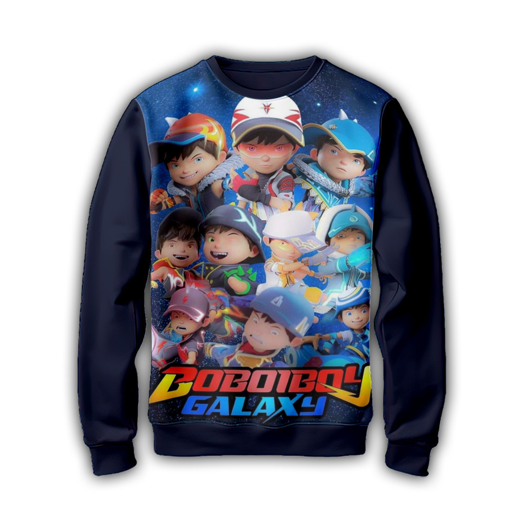 Jual Sweater Anak Anime Boboiboy v3 TV Animasi Kartun Anak 3D Printing ...