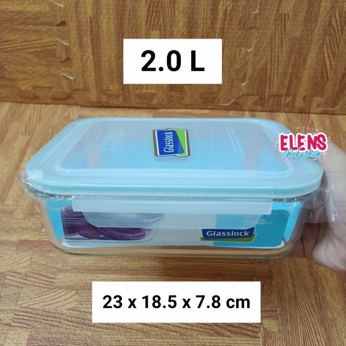 Jual Hariya Wadah Kaca Container Glass 2L | Shopee Indonesia